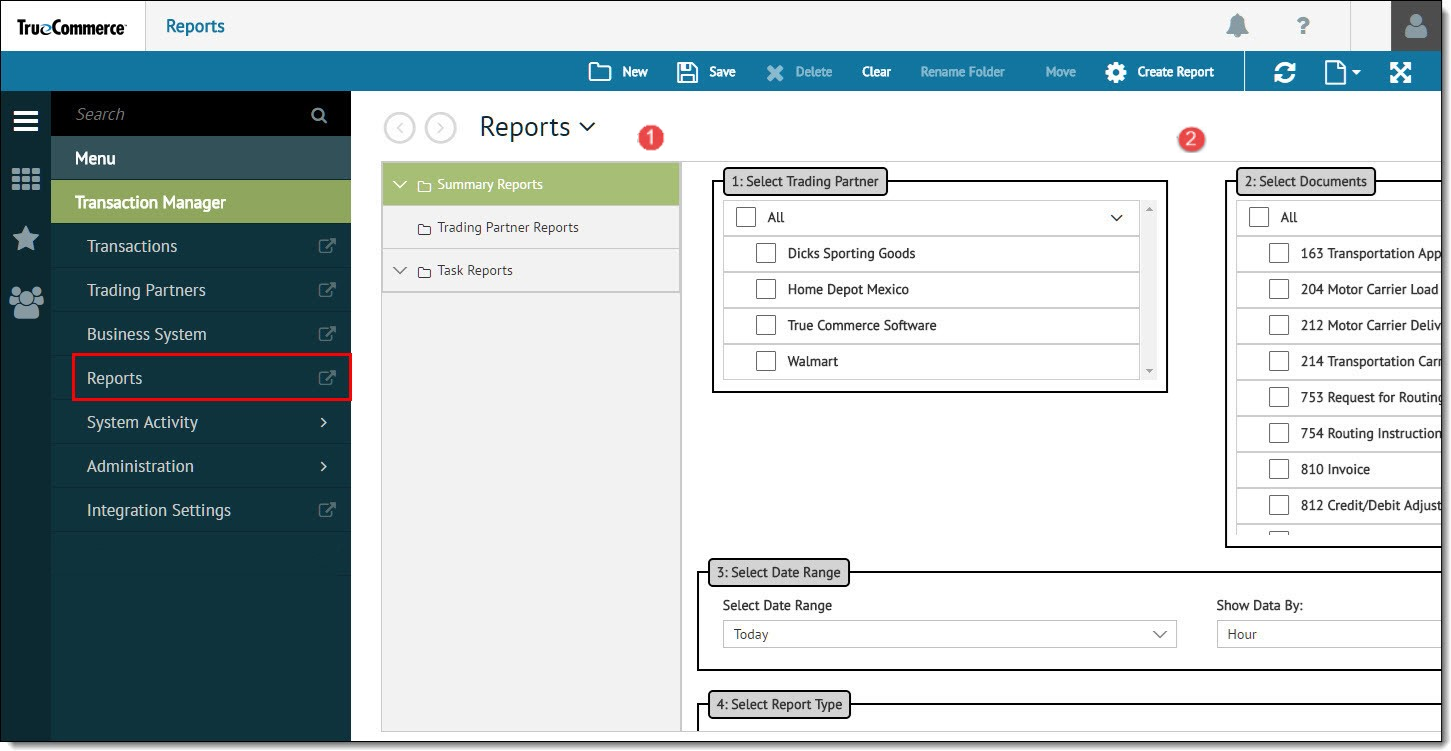 Transaction Manager Reporting